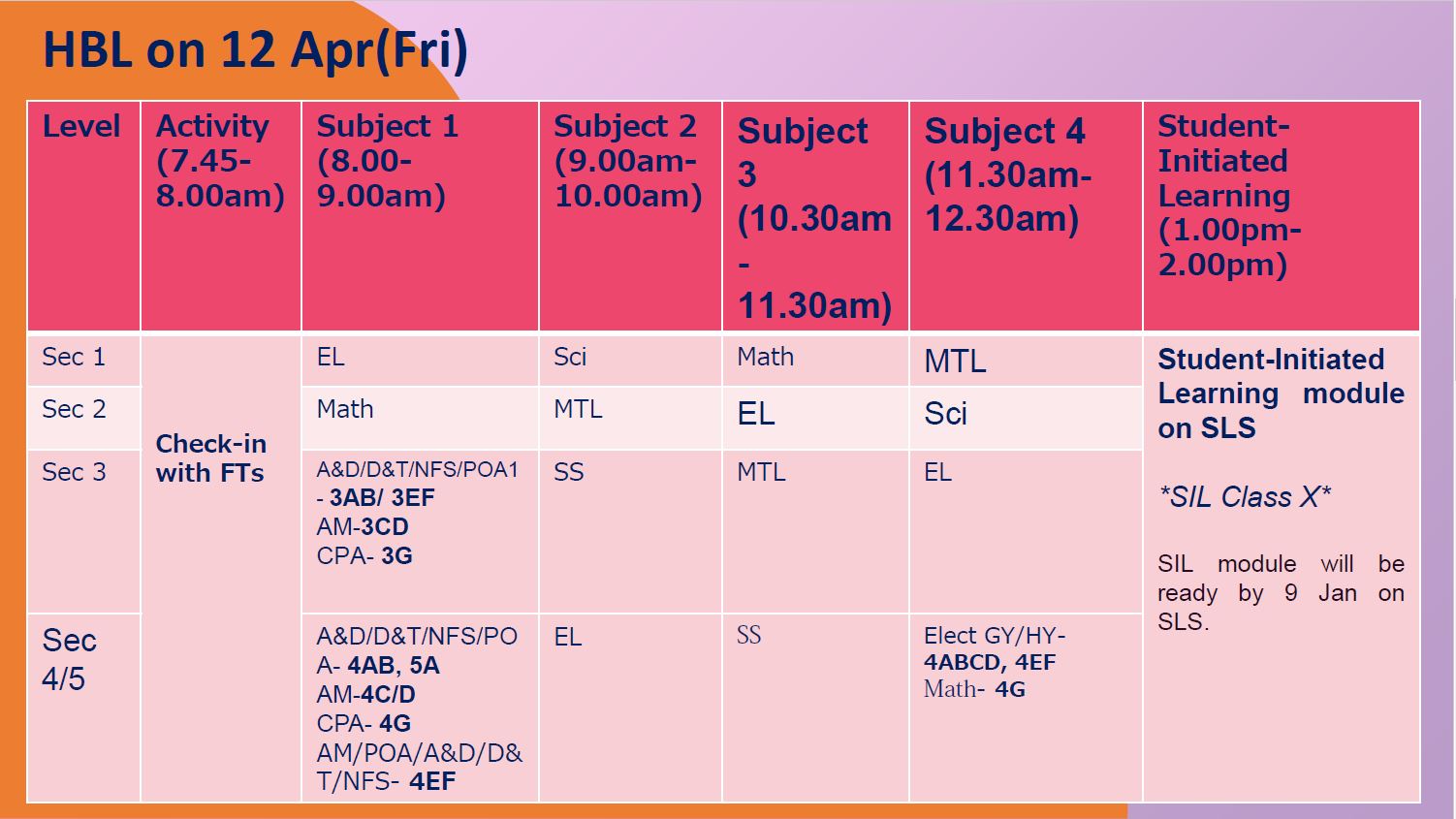 Home Based Learning (HBL)