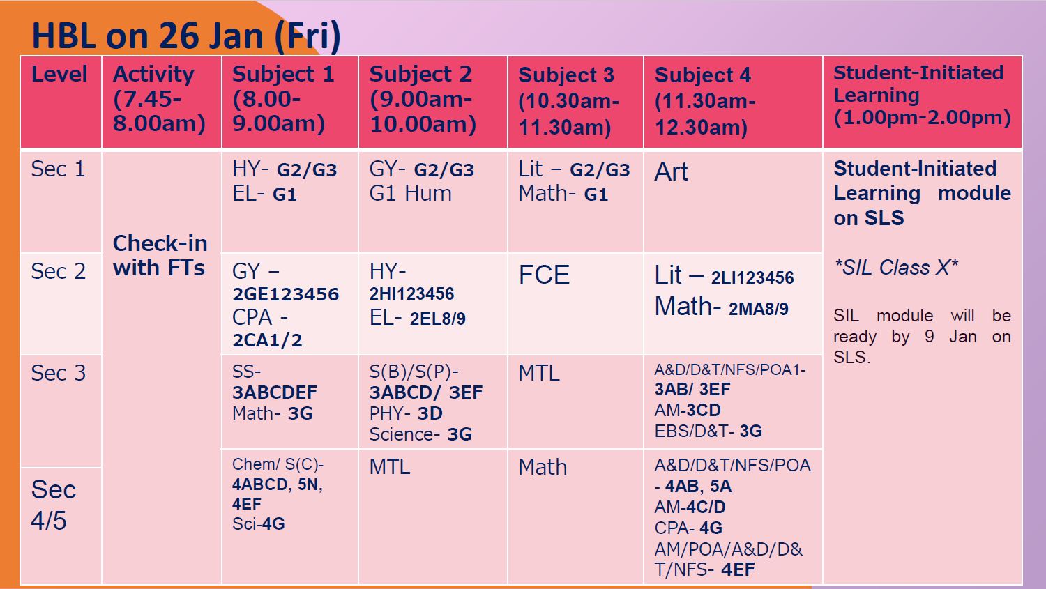 Home Based Learning (HBL)